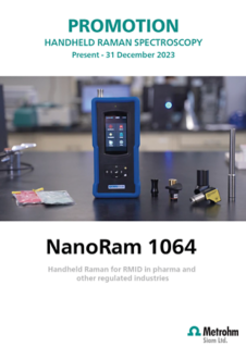 Handheld Raman Spectrometer ในอุตสาหกรรมยาและอุตสาหกรรมควบคุมอื่นๆ | Metrohm